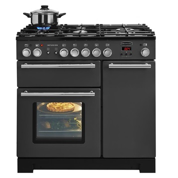 Freestanding Dual Fuel 90cm Cookers | Cooking | Howdens