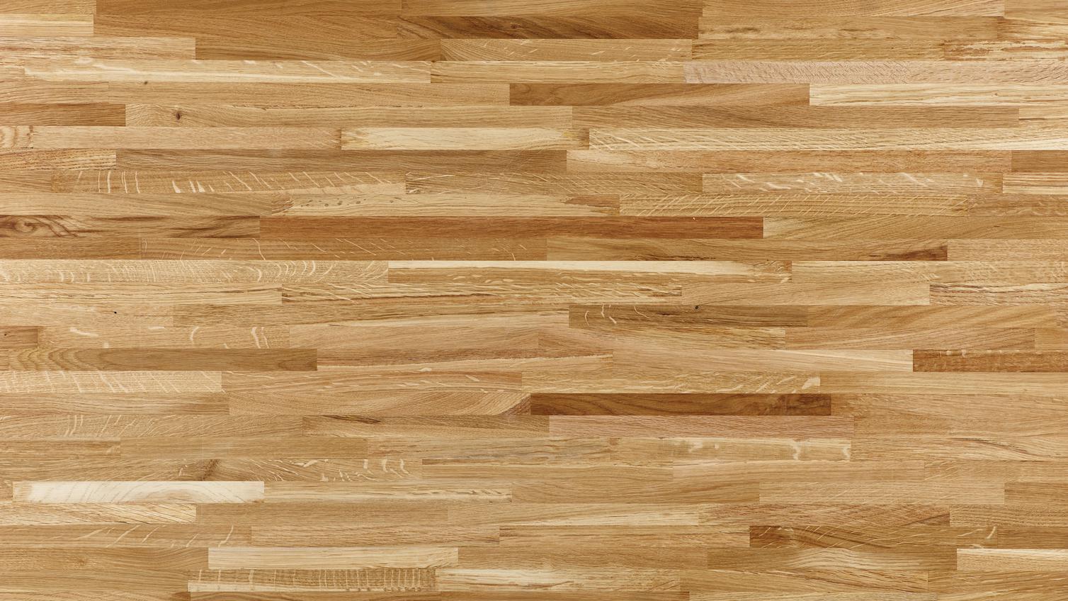 Howdens 3m x 18mm Unfinished Rustic Oak Solid Wood Upstand | Howdens