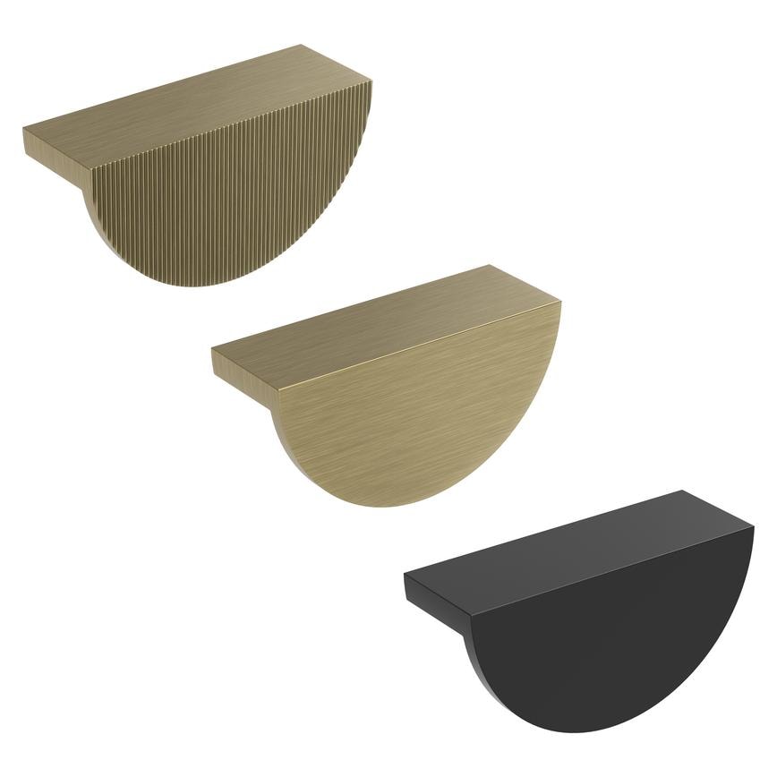 HKB4604 Lunar Cup Cupboard Handle 85mm | Howdens