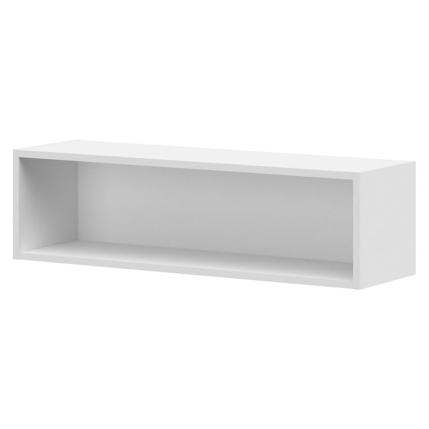 White 279mm x 1000mm x 290mm Ready Assembled Bridging Wall Cabinet ...