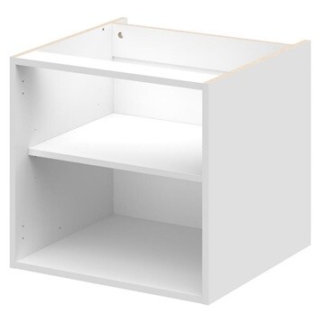 White 557mm x 600mm x 575mm Ready Assembled Base Cabinet | Howdens