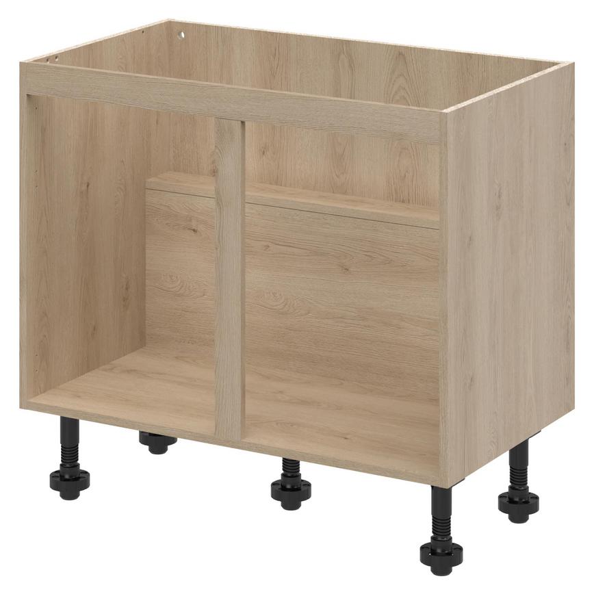 Natural Oak 720mm x 1000mm x 575mm Ready Assembled Sink Base Cabinet ...
