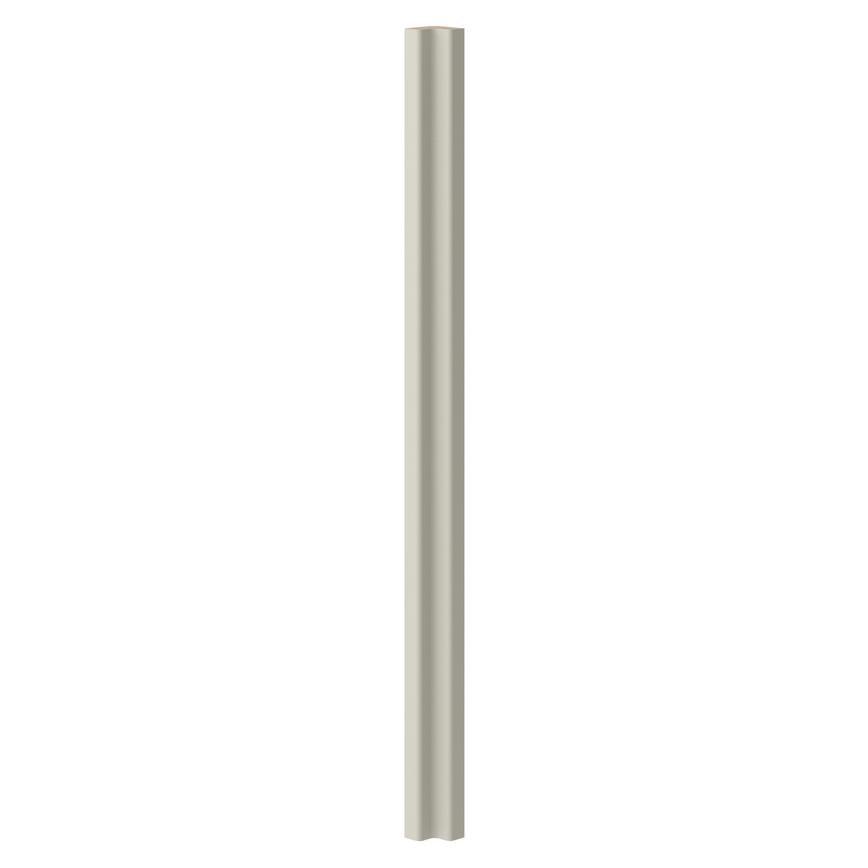 Chelford Matt Ivory 896mm x 38mm Tall Rounded Wall Corner Post | Howdens