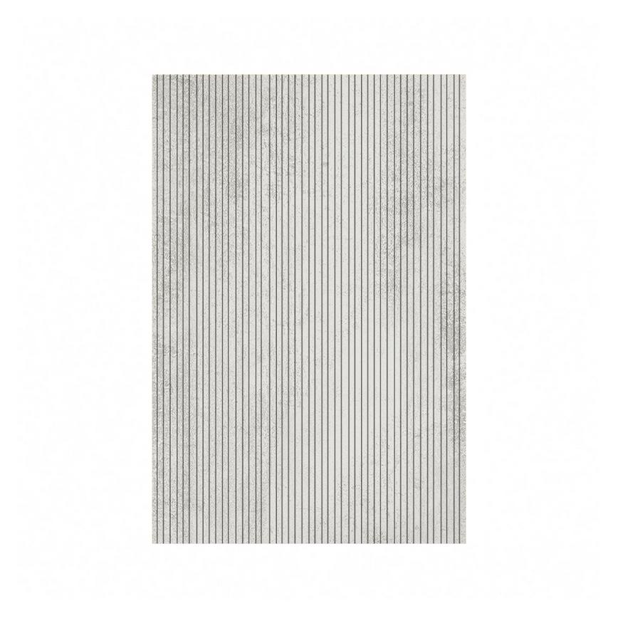 Textured White Stone 940mm x 600mm x 18mm Reeded End Panel | Howdens