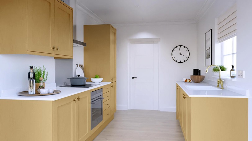 Chilcomb Saffron Kitchen | Fitted Kitchens | Kitchens | Howdens