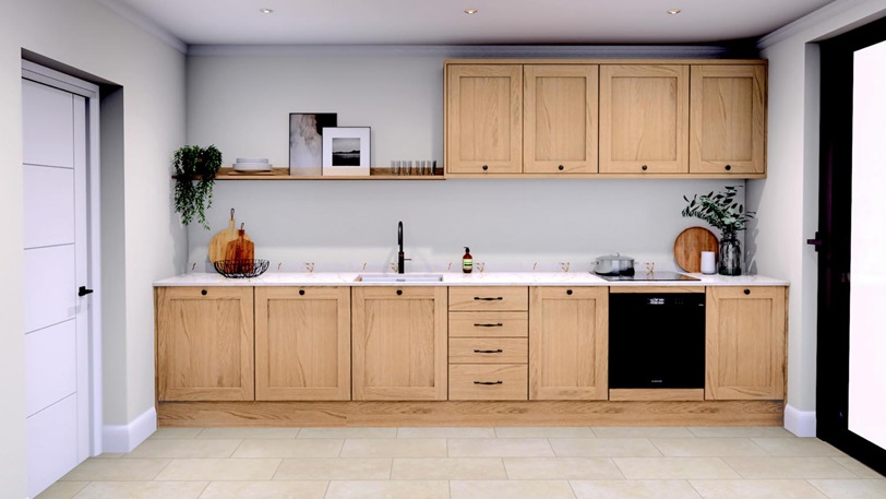 Chilcomb Oak Kitchen | Fitted Kitchens | Kitchens | Howdens