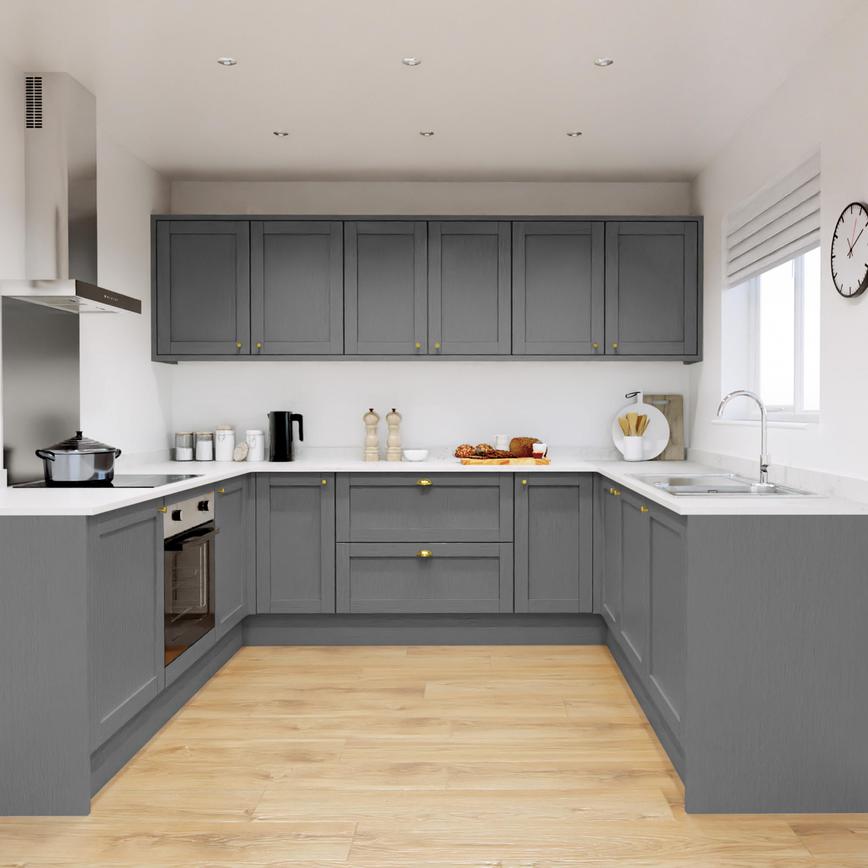 Allendale Slate Grey Kitchen | Fitted Kitchens | Howdens