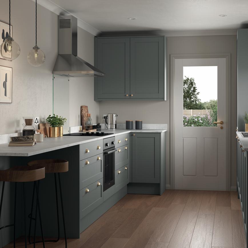 Allendale Slate Grey Kitchen | Fitted Kitchens | Howdens