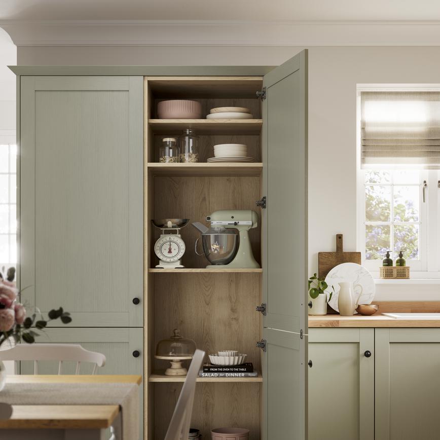 Allendale Sage Green Kitchen | Fitted Kitchens | Howdens