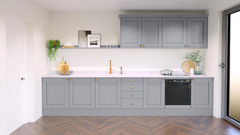 Halesworth Dusk Blue Kitchen | Fitted Kitchens | Howdens