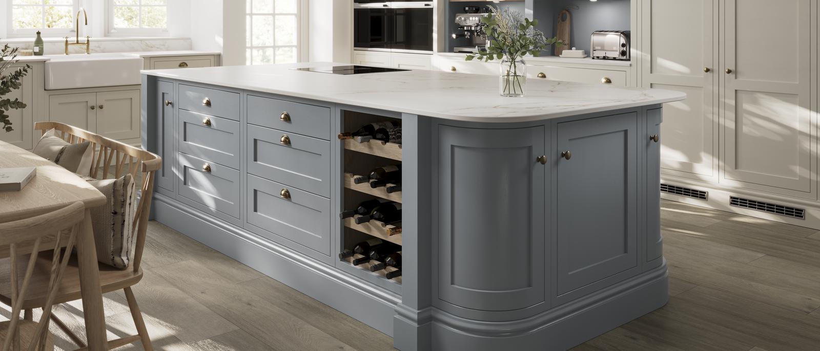 Ilfracombe Dusk Blue Kitchen | Kitchens | Howdens