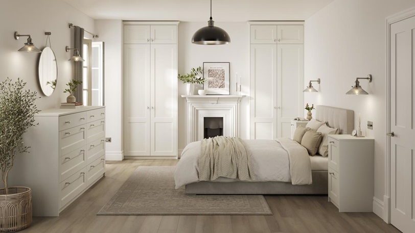 Bridgemere Porcelain Bedroom | Fitted Bedrooms | Howdens
