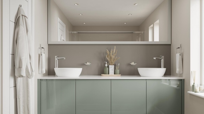 Clerkenwell Gloss Reed Green | Howdens