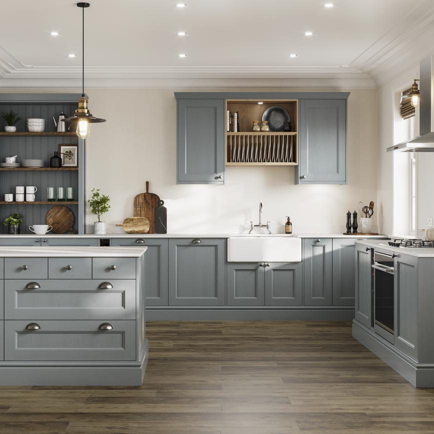 Bespoke Silestone Miami Vena Quartz Worktop | Howdens