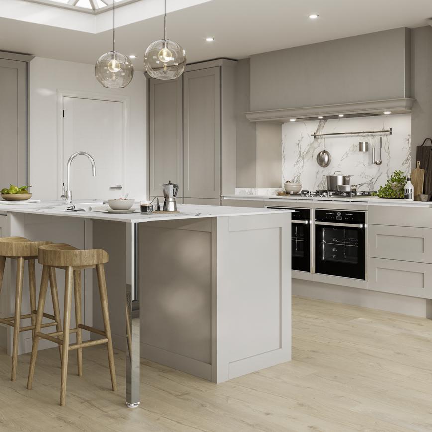 Chilcomb Pebble Handleless Kitchen