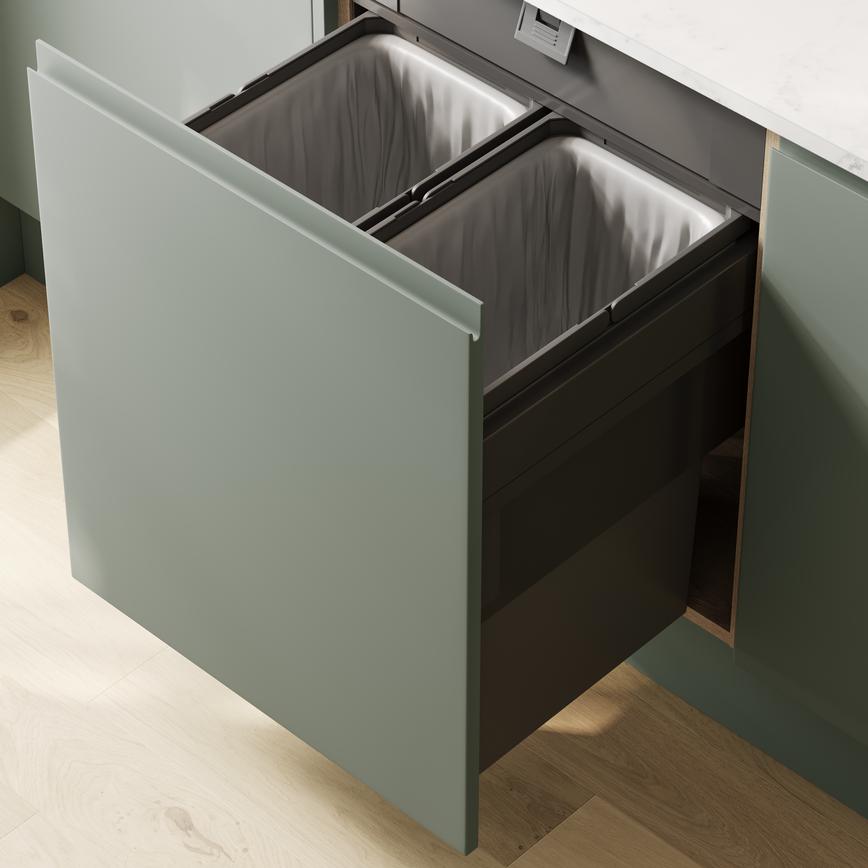 Clerkenwell Super Matt Reed Green Kitchen | Kitchens | Howdens